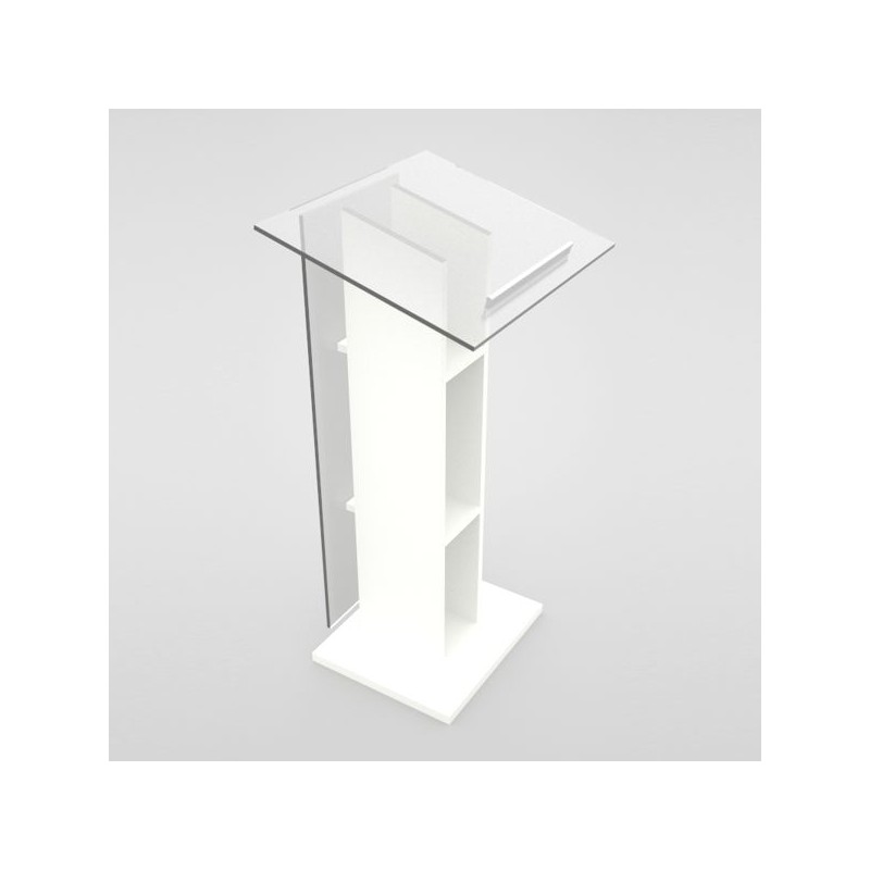 Pupitre de conférence en plexiglas pour accompagner le discours orateur