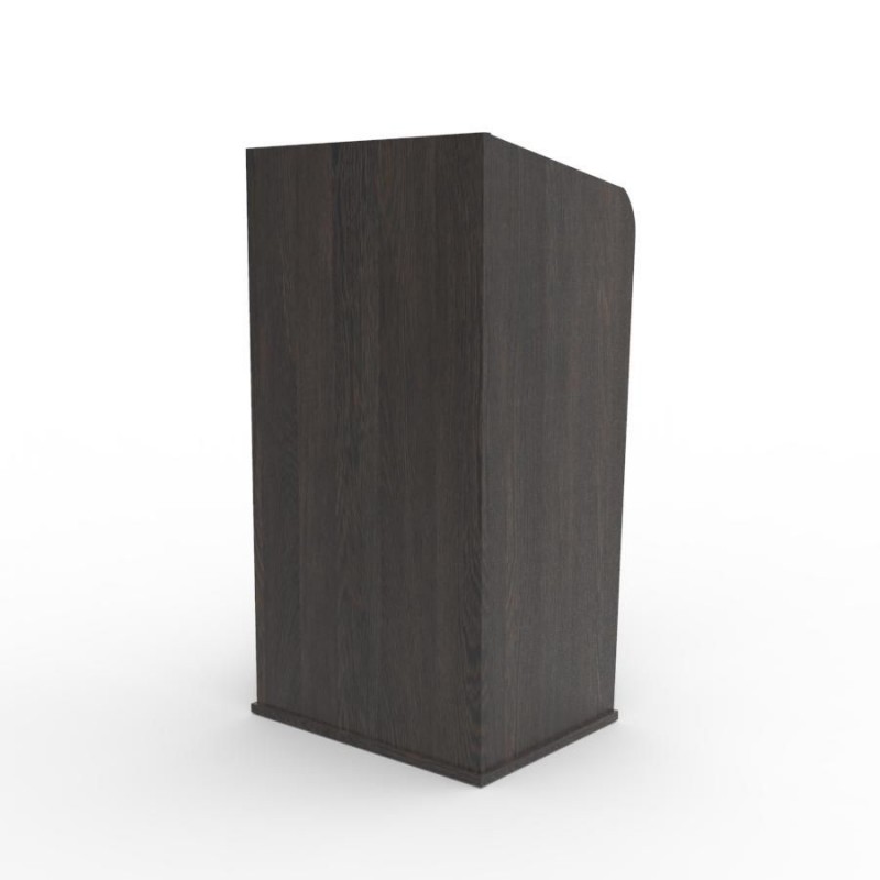 Pupitre de conférence bois avec rangement pour discours professionnel