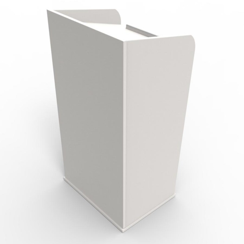 Pupitre de conférence bois avec rangement pour discours professionnel