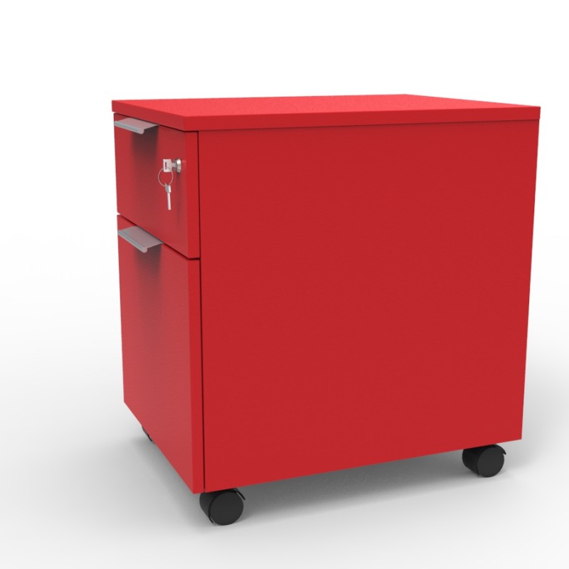 Caisson de rangement en bois 2 tiroirs pour optimiser votre espace pro